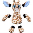 DESTRUCTABLES Raffee the Giraffe Stuffing-Free Dog Plush Toy - Chewy.com