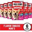 MILK-BONE Mini's Flavor Snacks Beef, Chicken & Bacon Flavored Biscuit ...