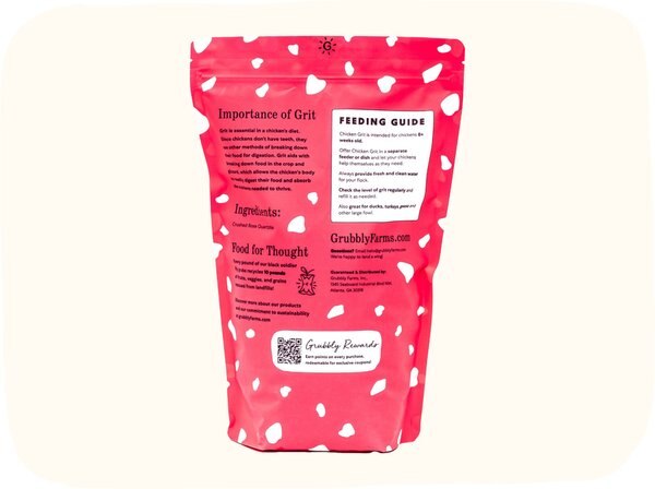 GRUBBLY FARMS Chicken Grit Poultry Digestive Supplement, 5-lb bag ...