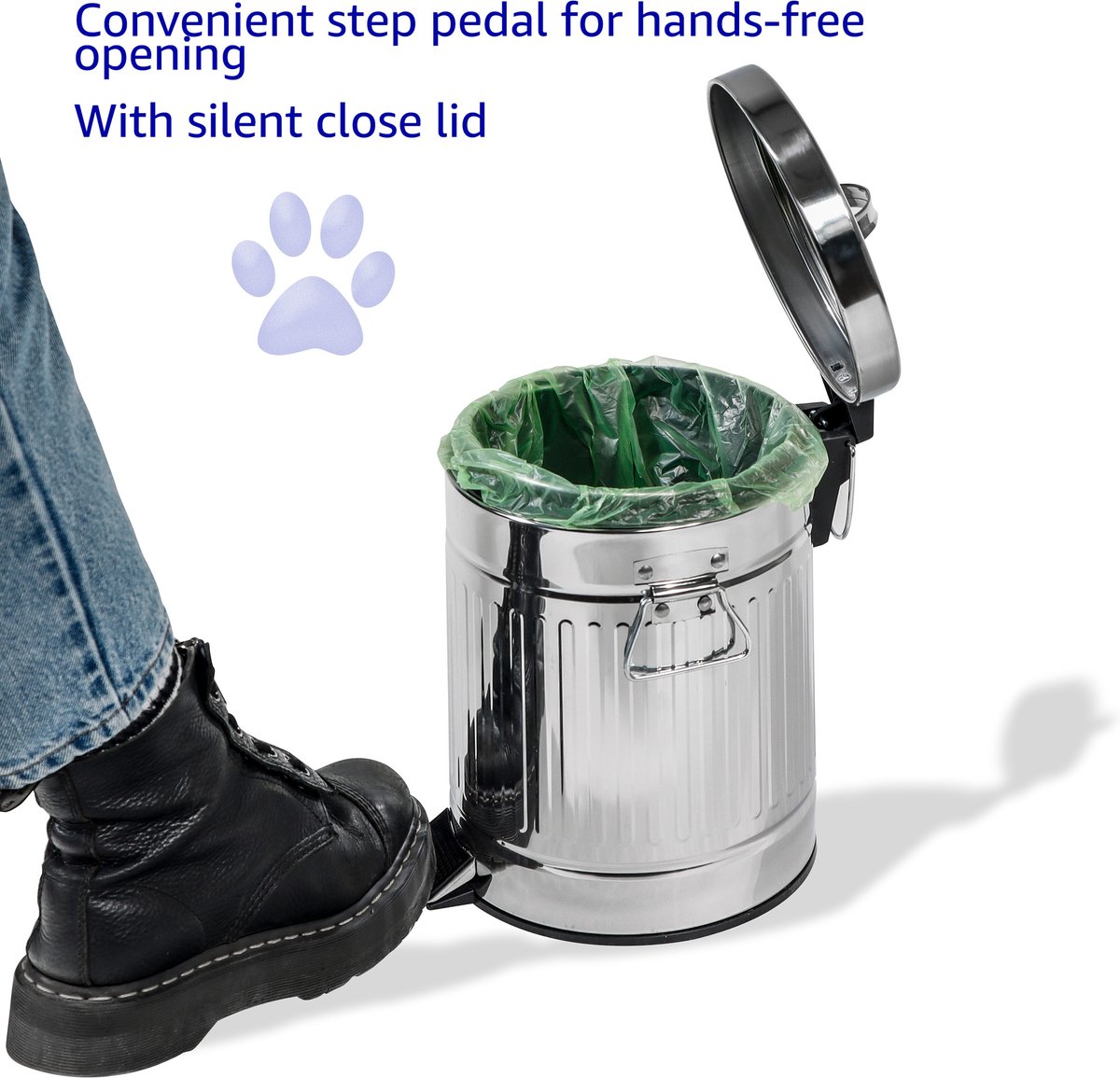 PET FIT FOR LIFE Outdoor Dog Waste Can & Poop Bag Roll, Small - Chewy.com