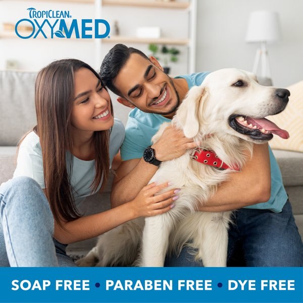 TROPICLEAN OxyMed Enzymatic Dog & Cat Paw Odor & Itch Spray, 8-fl oz bottle - Chewy.com