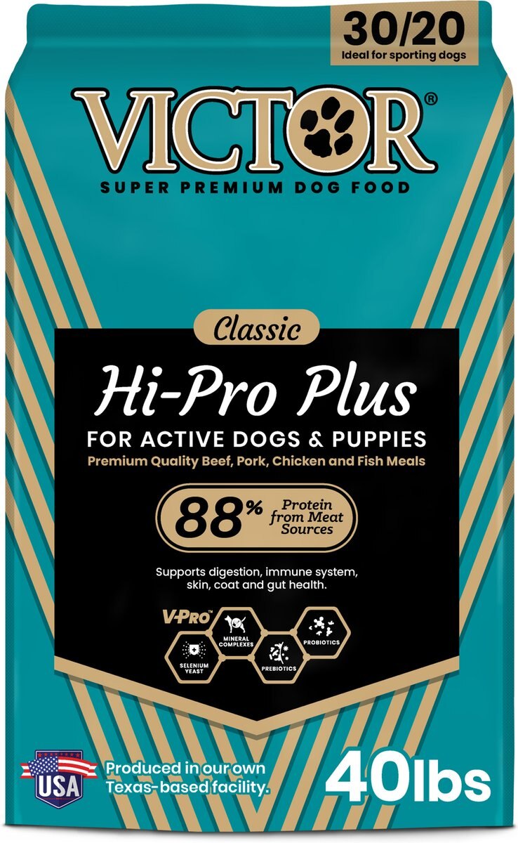 VICTOR Hi-Pro Plus 30/20 Active Sporting High Protein Gluten-Free Dry ...