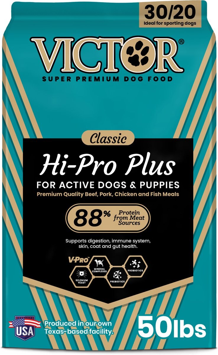 VICTOR Hi-Pro Plus 30/20 Active Sporting High Protein Gluten-Free Dry ...