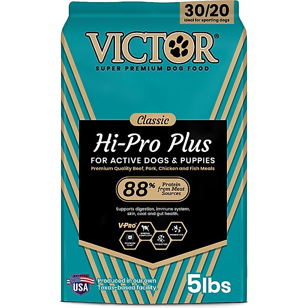 VICTOR Hi-Pro Plus 30/20 Active Sporting High Protein Gluten-Free Dry ...