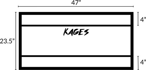 REPTILE KAGES 4x2x2 Premium PVC Reptile Enclosure with Side Vents, 110 ...