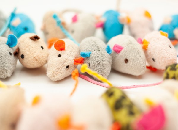 FASHION'S TALK Mouse 32 Piece Assorted Soft Plush Catnip Mice Cat Toys - Chewy.com