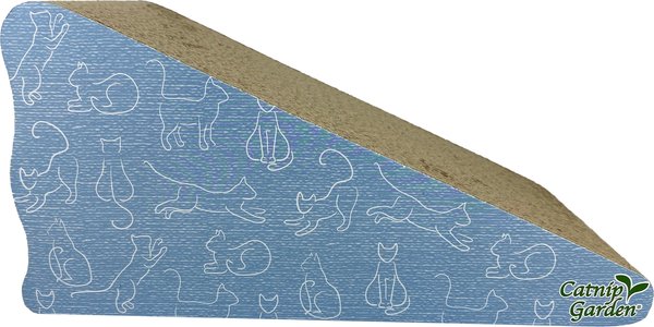 MULTIPET Catnip Garden Scratcher Wedge Cat Toy, Brown, 6-in - Chewy.com