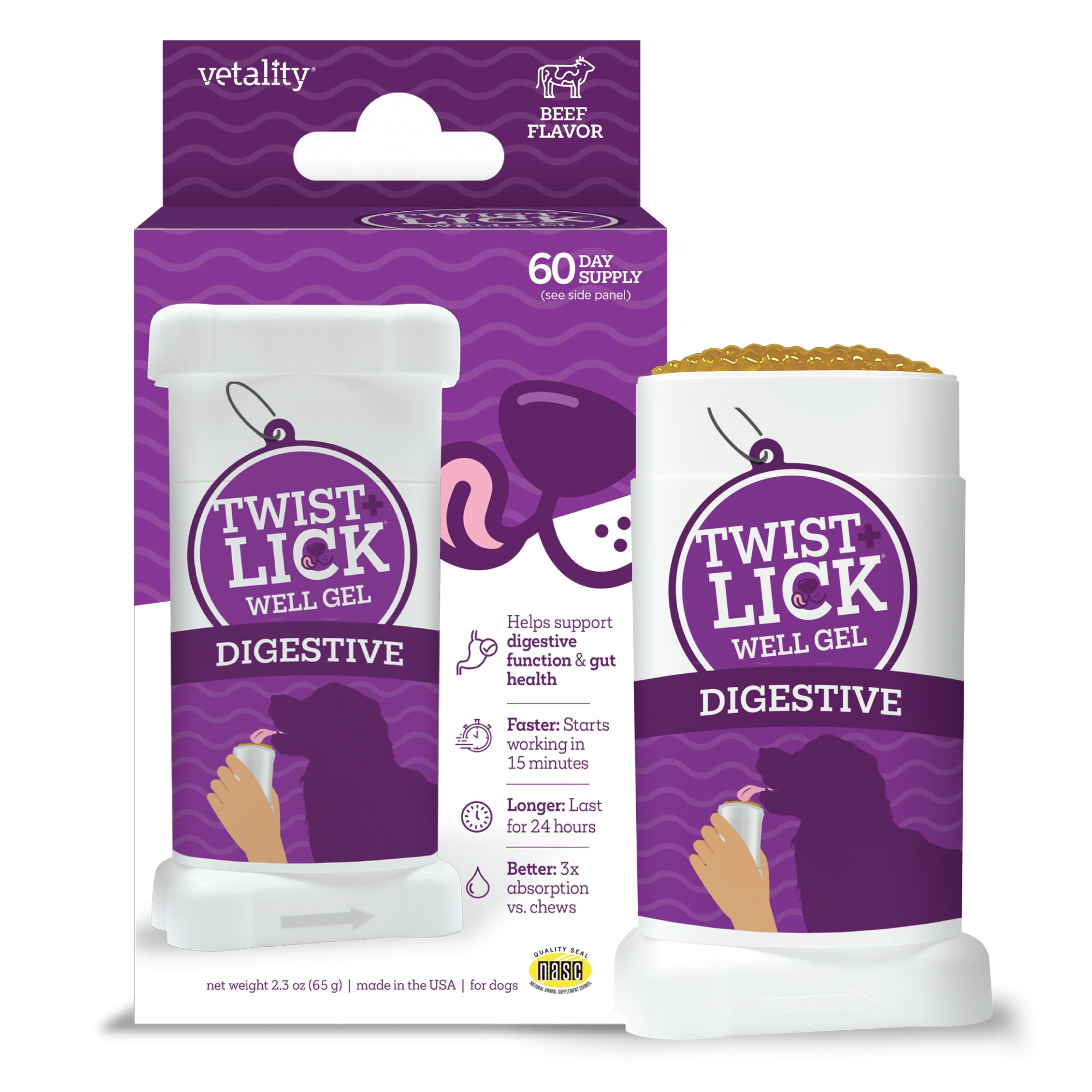 Product Reviews for VETALITY Twist & Lick Digestive Health Supplement ...