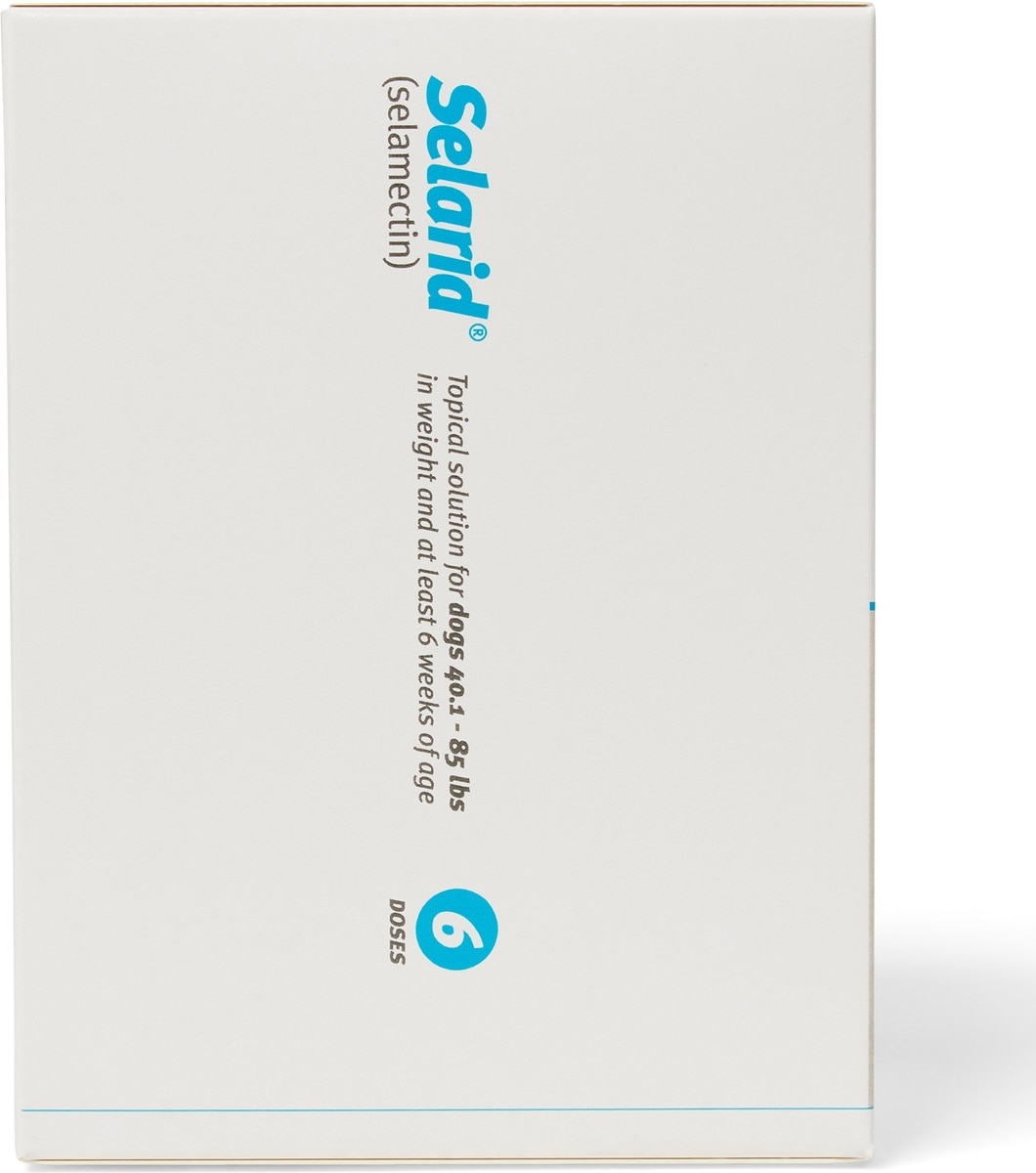 SELARID Topical Solution for Dogs, 40.1-85 lbs, (Teal Box) - Easy ...