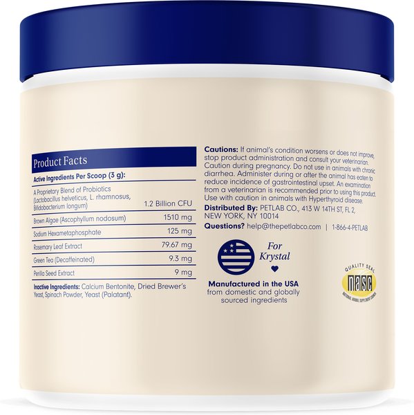 PETLAB CO. ProBright Dog Dental Powder for Large Dogs - Chewy.com