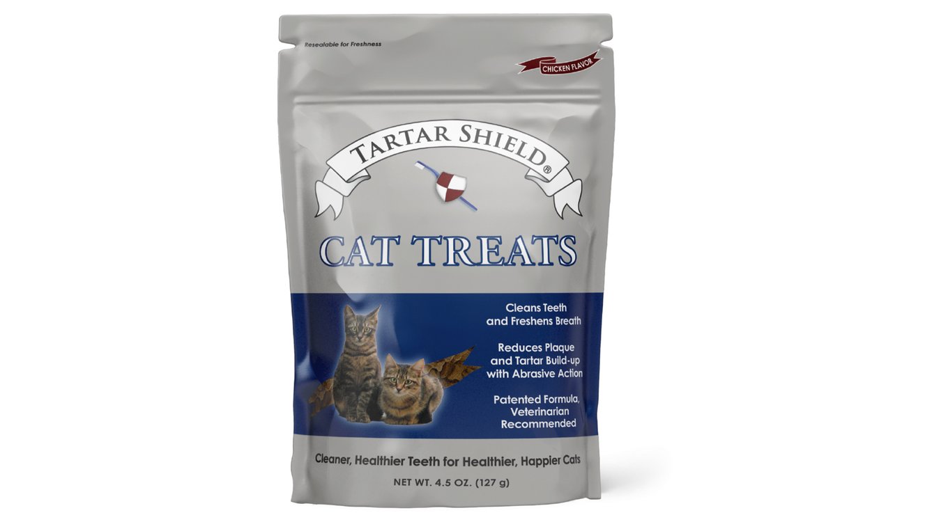 TARTAR SHIELD Wholesome & All-Natural Bites Tasty Chicken Flavor Cat ...