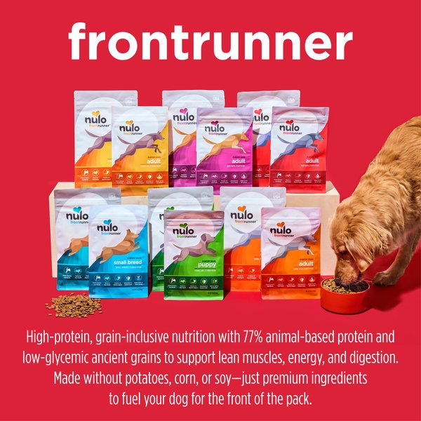NULO Frontrunner Ancient Grains Chicken, Oats & Turkey Puppy Dry Dog ...
