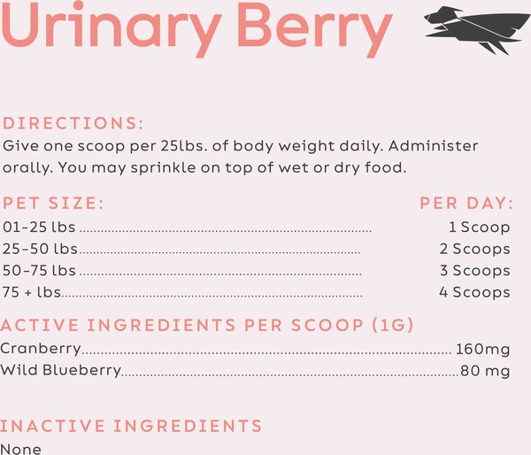 SUPER SNOUTS Berry Cranberry & Wild Blueberry Urinary Tract Dog ...