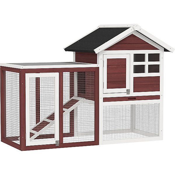 TRIXIE Rabbit Hutch with Peaked Roof - Chewy.com