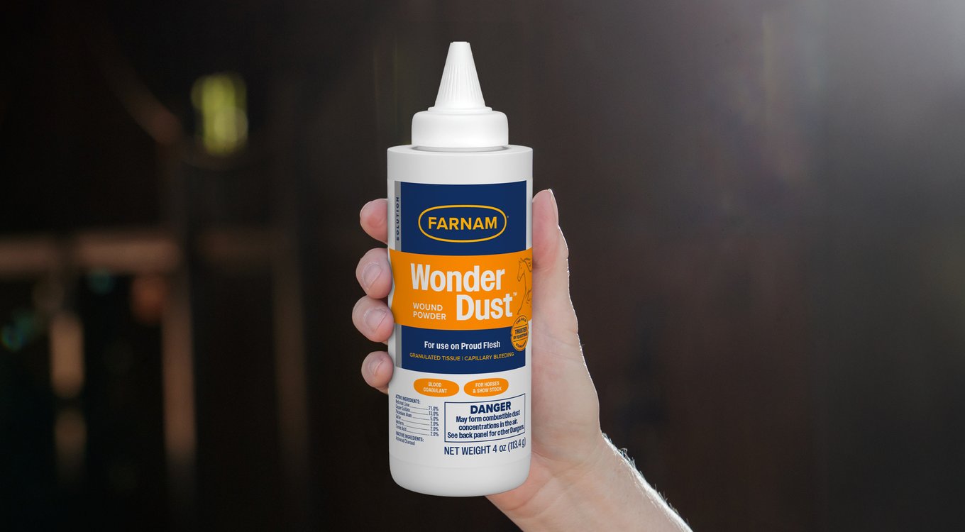 FARNAM Wonder Dust Dog & Horse Wound Care Powder, 4-oz bottle - Chewy.com