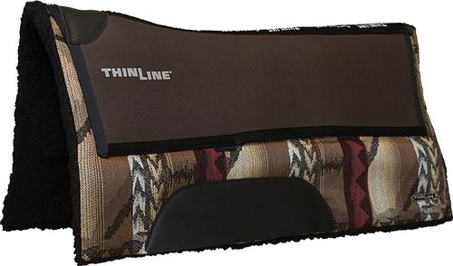 THINLINE Contour Western Ranch Saddle Pad, Birch Pattern, 32 x 32-in ...