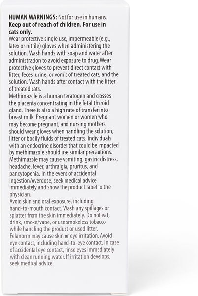 FELANORM (Methimazole) Oral Solution for Cats, 5 mg/mL, 30 mL - Easy ...