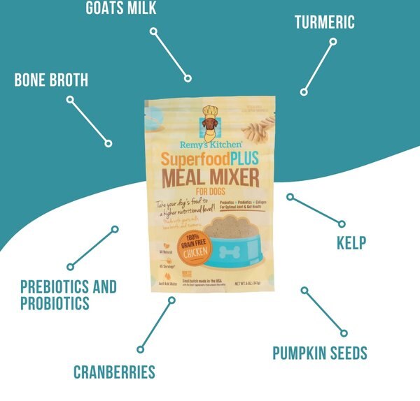 REMY'S KITCHEN SuperfoodPLUS Meal Mixers Beef Grain-Free Dog Food ...