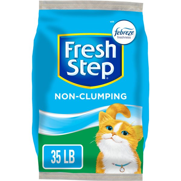 FRESH STEP Premium Scented Non-Clumping Cat Litter, 35-lb bag - Chewy.com