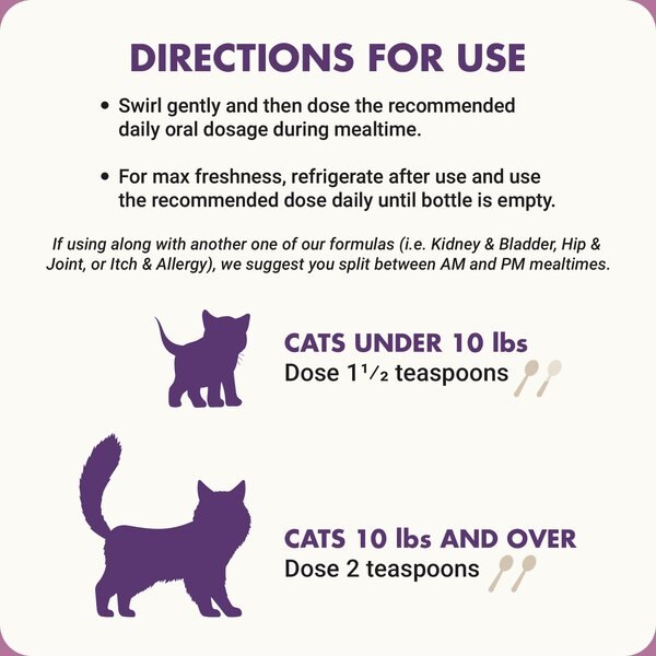 LIQUID-VET Calm & Content Support Unflavored Liquid Calming Supplement ...