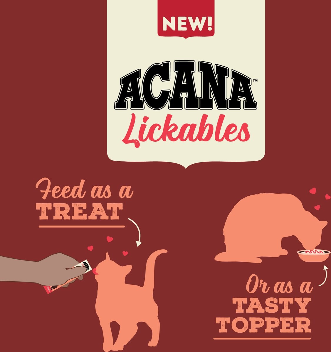 ACANA Salmon Lickables Cat Treats, 2.5-oz pouch, 5 count - Chewy.com