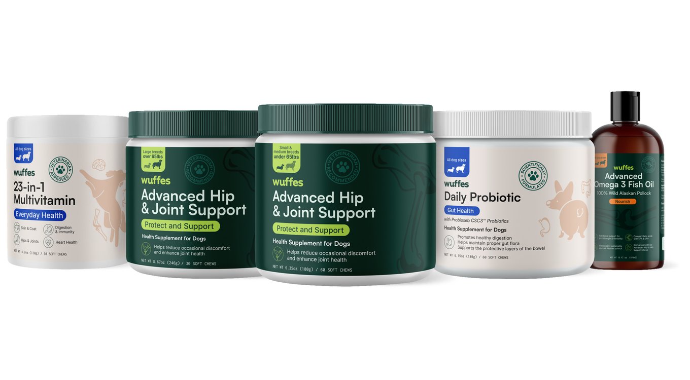 WUFFES Advanced Hip & Joint Supplement with Glucosamine & Chondroitin ...