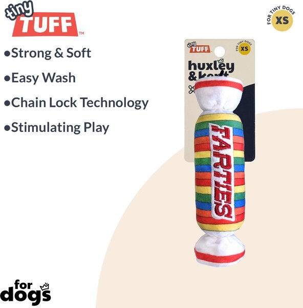 HUXLEY & KENT Tiny Tuff Farties Dog Toy, Multi, One Size - Chewy.com