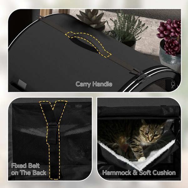 Temporarily Unavailable - PAWHUT Portable 2-Sided Dog & Cat Carrier ...