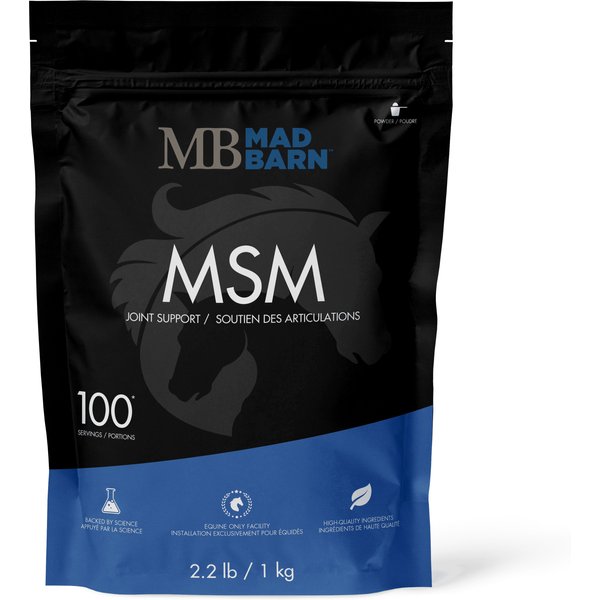 SELECT THE BEST MSM Powder Horse Joint Supplement, 4-lb bucket - Chewy.com