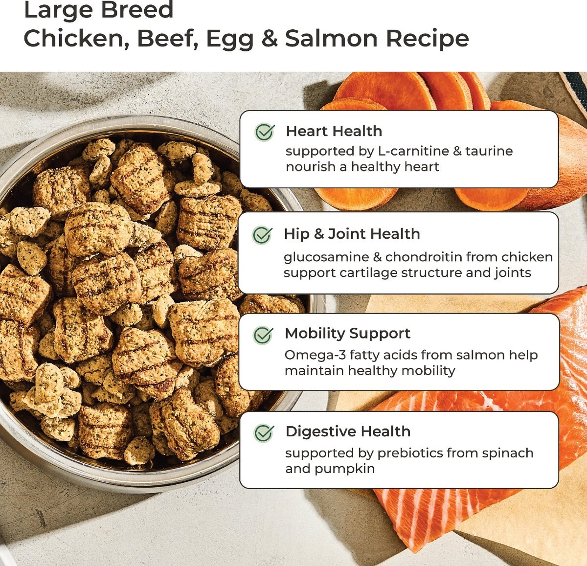 FRESHPET Vital Healthy & Natural Large Breed Fresh Dog Food, 5-lb bag ...