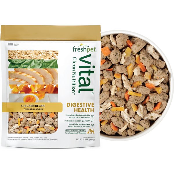 FRESHPET Vital Fresh Cuts Chicken Recipe Fresh Dog Food, 4.5-lb bag ...