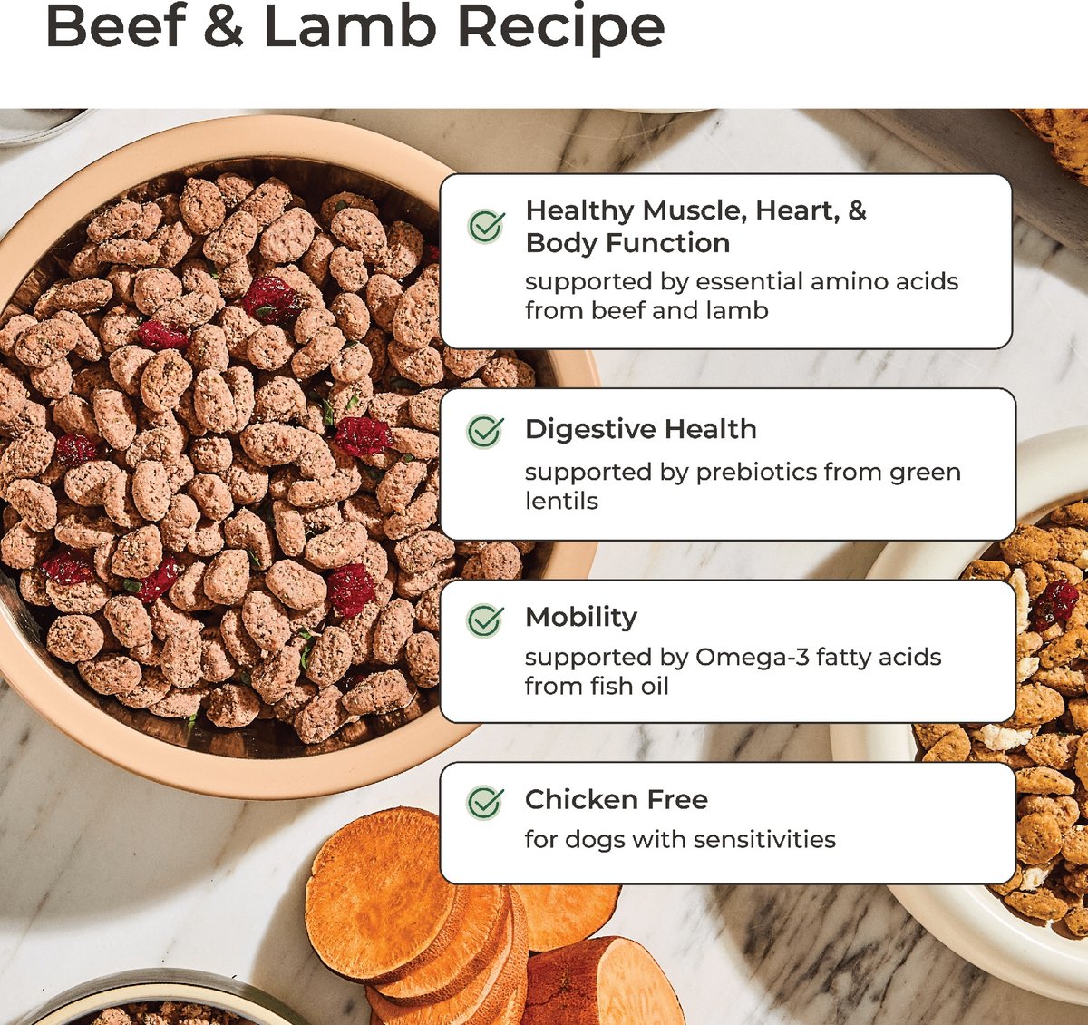 Out of Stock - FRESHPET Vital Beef & Lamb Grain-Free Fresh Dog Food, 5. ...