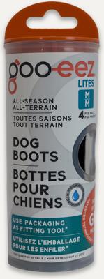 GOO-EEZ Lites Dog Boots, Black, XX-Small - Chewy.com