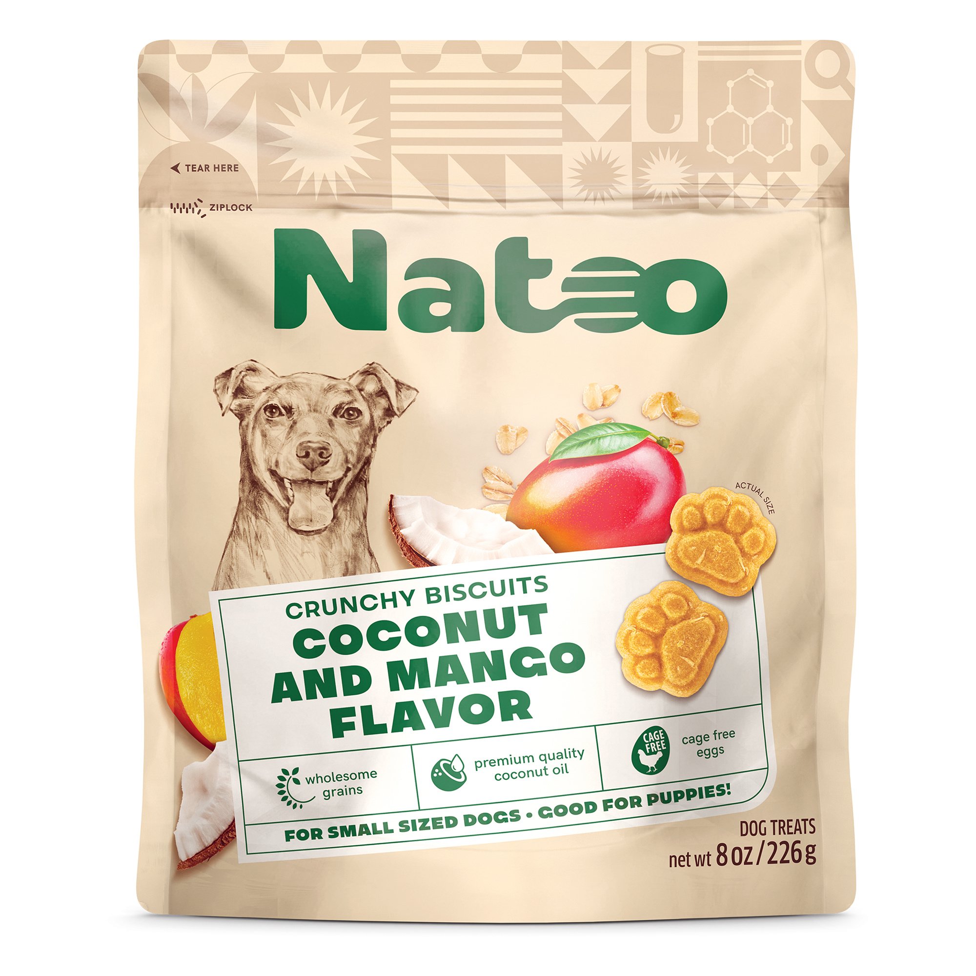 Product Reviews for NATOO Coconut & Mango Crunchy Biscuit Dog Treats
