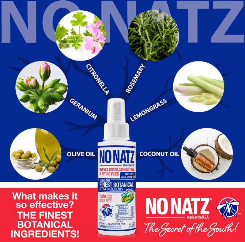 NO NATZ Bug Repellant Spray, 4-fl oz bottle - Chewy.com
