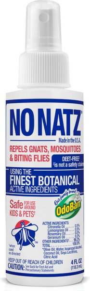 NO NATZ Dog Bug Repellant Spray, 4-fl oz bottle - Chewy.com
