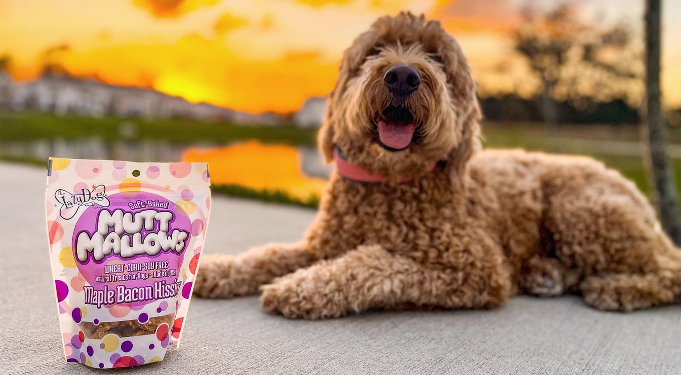 THE LAZY DOG COOKIE CO. Mutt Mallows Strawberry Smoochies Soft-Baked ...