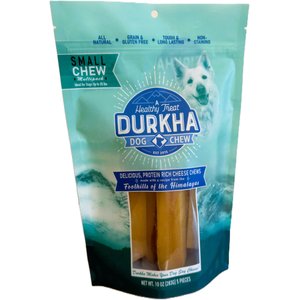 DURKHA Cheese Chew Multi Pack Dog Treats, Small, 5 count - Chewy.com