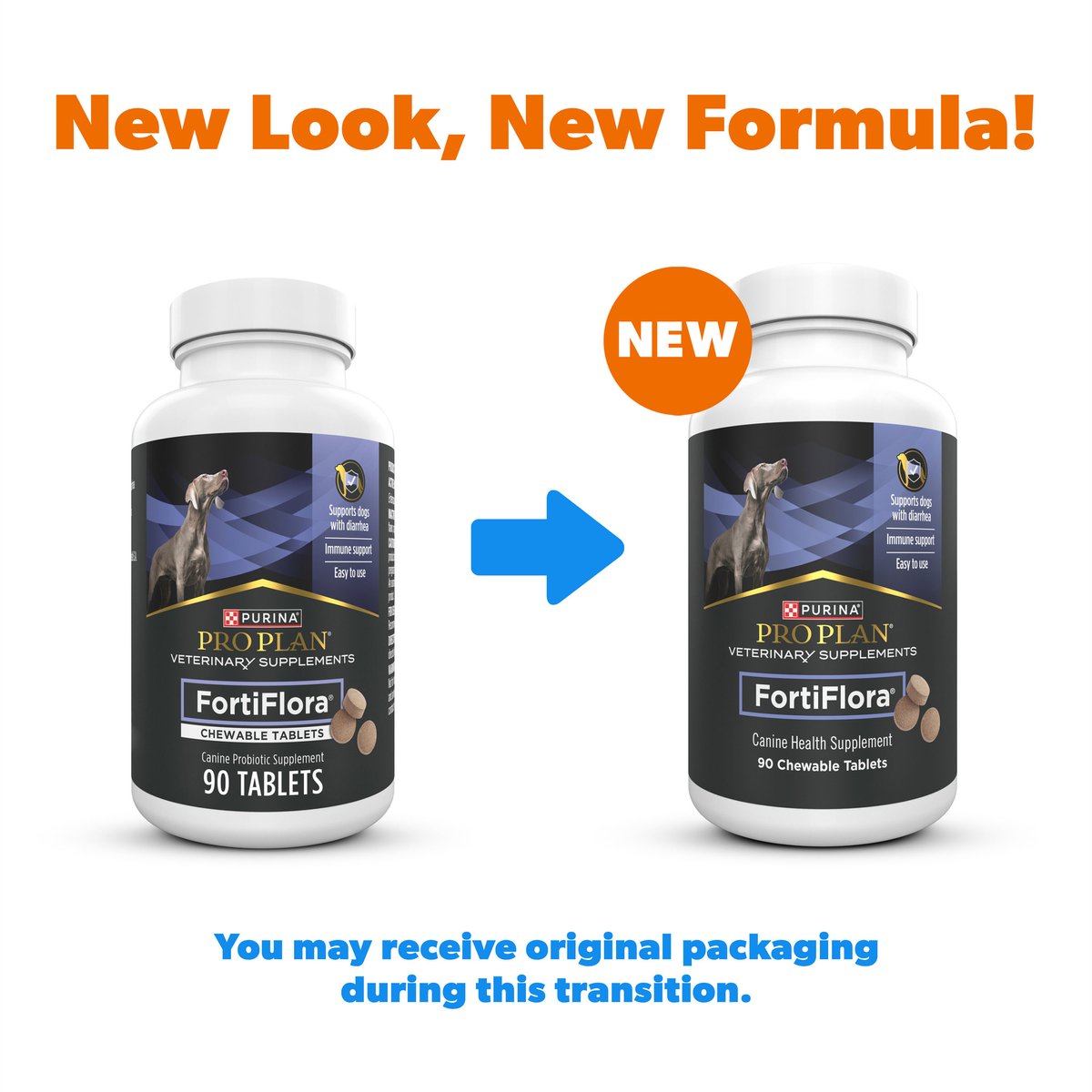 PURINA PRO PLAN VETERINARY DIETS FortiFlora Chewable Tablets Probiotic ...