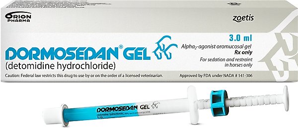DORMOSEDAN Gel for Horses, 7.6 mg/mL, 3-mL oral syringe - Easy Refills ...