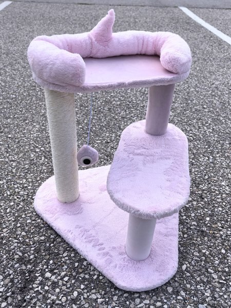 Out of Stock - ONE FOR PETS Pink Monster Cat Scratching Post - Chewy.com