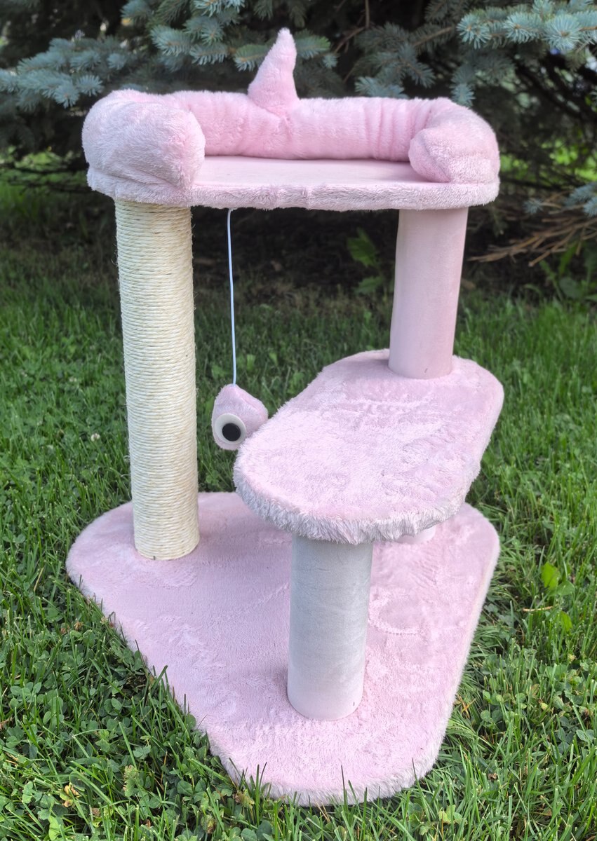 Out of Stock - ONE FOR PETS Pink Monster Cat Scratching Post - Chewy.com
