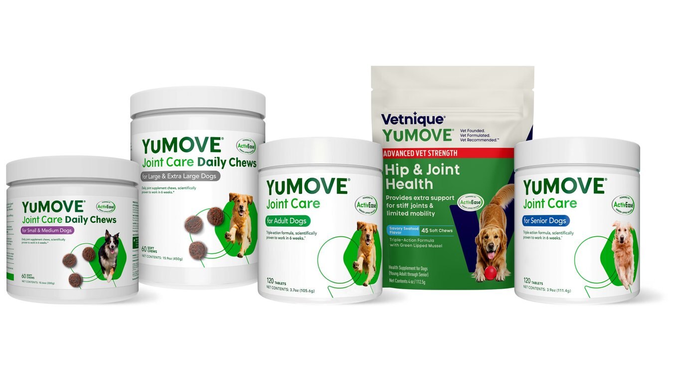 VETNIQUE LABS YuMOVE Mobility Hip & Joint Care Soft Chew Supplement for ...