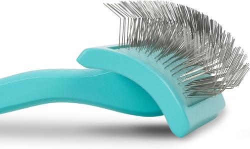 CHRIS CHRISTENSEN Dog, Cat & Horse Slicker Brush, Teal, Medium - Chewy.com