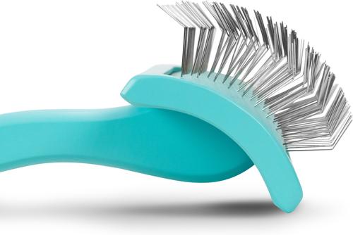 CHRIS CHRISTENSEN Dog, Cat & Horse Slicker Brush, Teal, Medium - Chewy.com