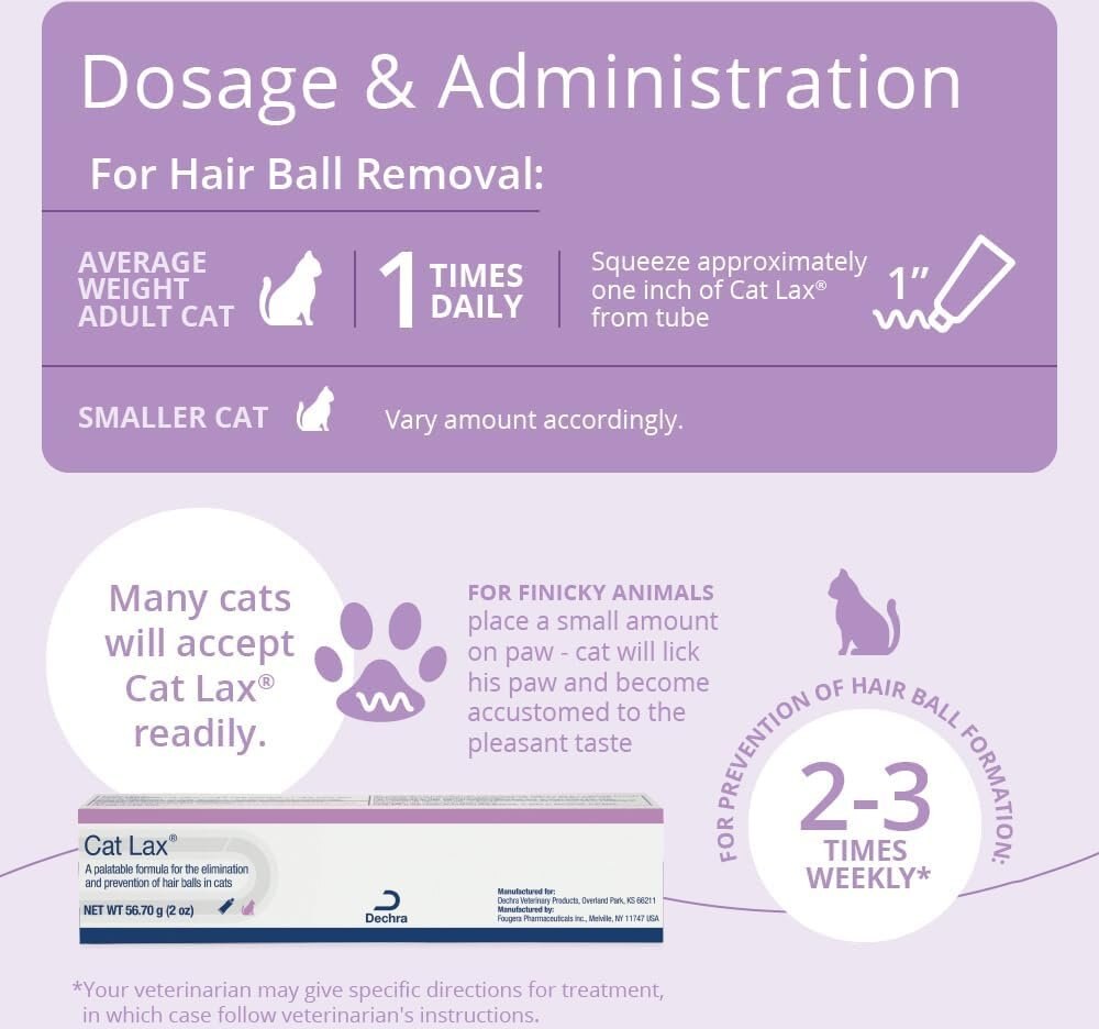 CAT LAX Cat Supplement, 2-oz tube - Chewy.com