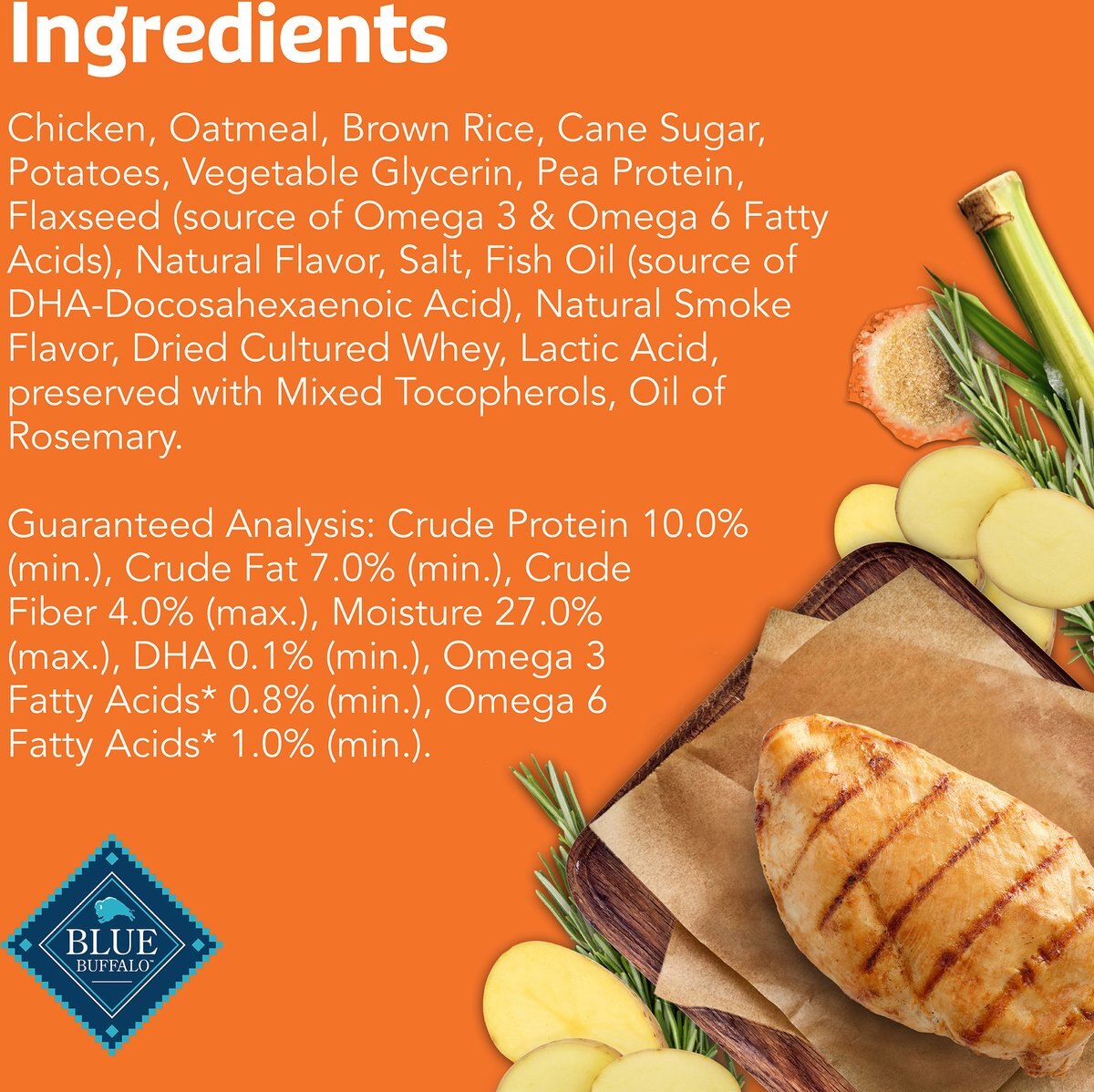 BLUE BUFFALO Boo Bits Tasty Chicken Recipe Soft & Chewy Halloween Dog ...