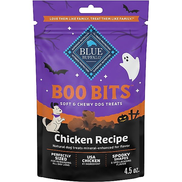 Out of Stock - BLUE BUFFALO Boo Bits Tasty Chicken Recipe Soft & Chewy ...
