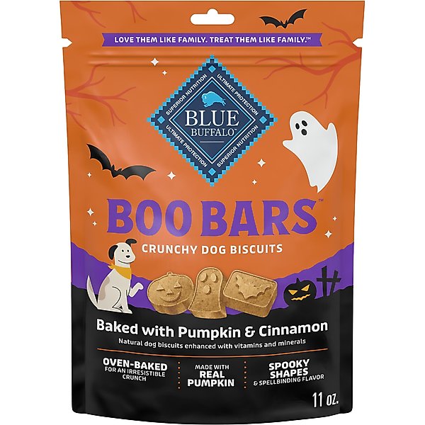 Discontinued - BLUE BUFFALO Boo Bars Pumpkin & Cinnamon Recipe Crunchy ...