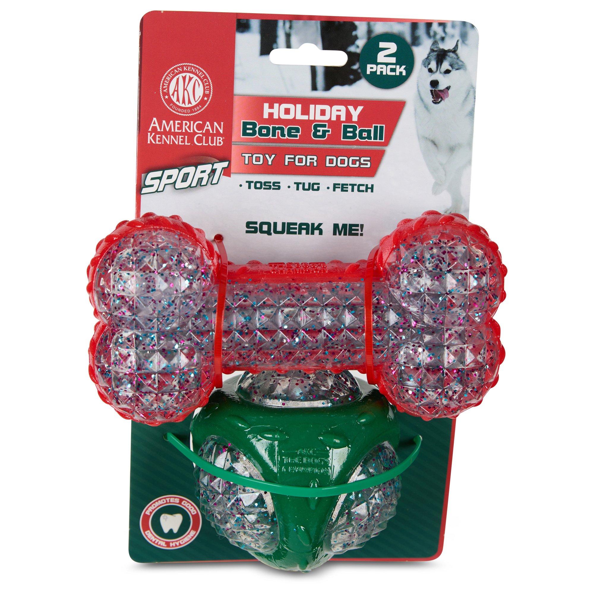 Questions and Answers about AMERICAN KENNEL CLUB Sports Holiday Glitter ...